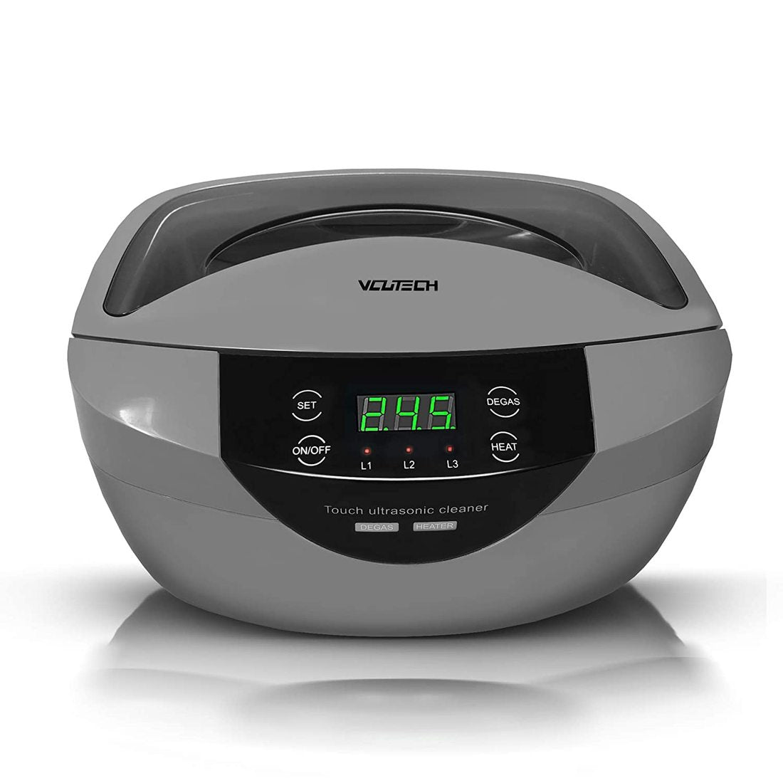Power Ultrasonic Cleaner for Jewelry, Ring, Silver, Eyeglass, 2.5L, 12 ...